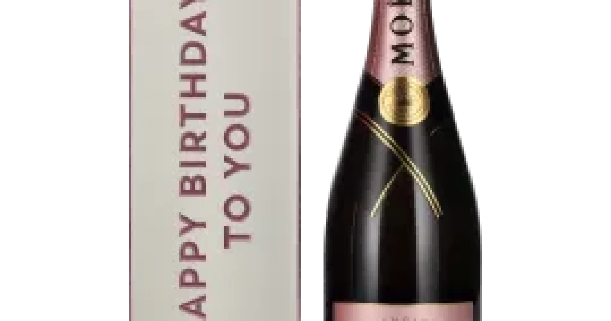 Moët & Chandon Champagne ROSÉ HAPPY BIRTHDAY