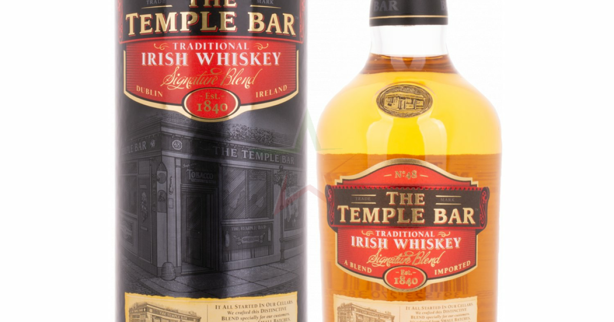 The Temple Bar Signature Blend Traditional Irish Whiskey 40% Vol. 0,7l ...